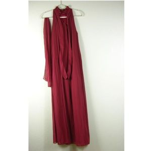 Love Is Real Couture | Dresses | Last Two Elegant Halter Maxi Dress Red ...